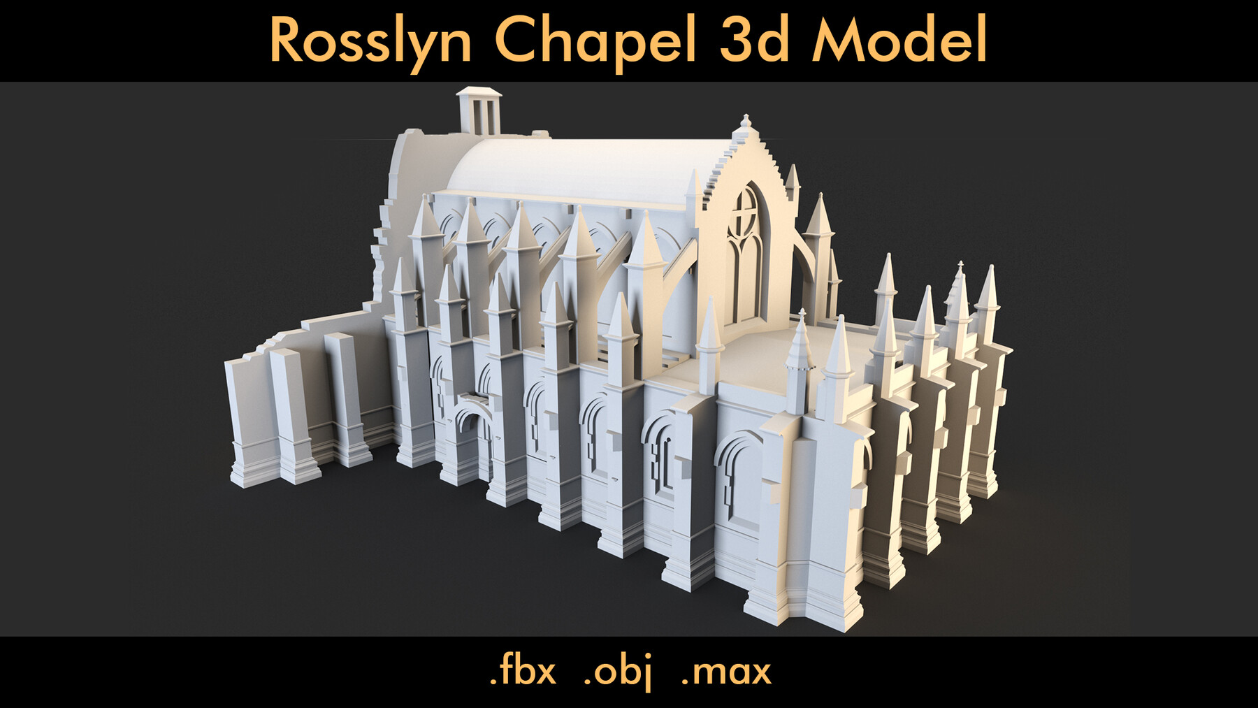 ArtStation - Rosslyn Chapel- 3d Model | Resources