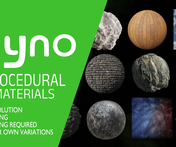 ArtStation - Dyno - Procedural Materials for Blender | Resources