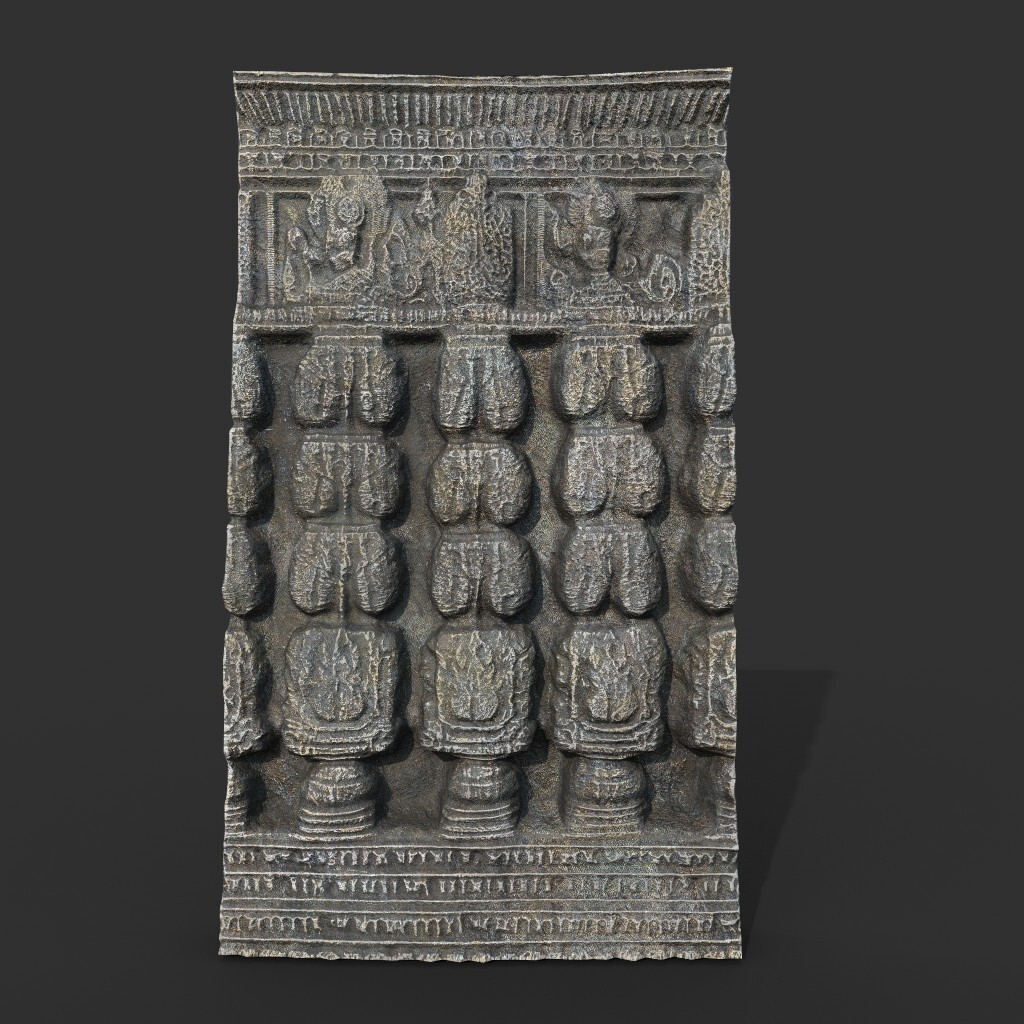 ArtStation - Low poly Ancient Hindu Temple Wall modular Ultra HD 16K ...