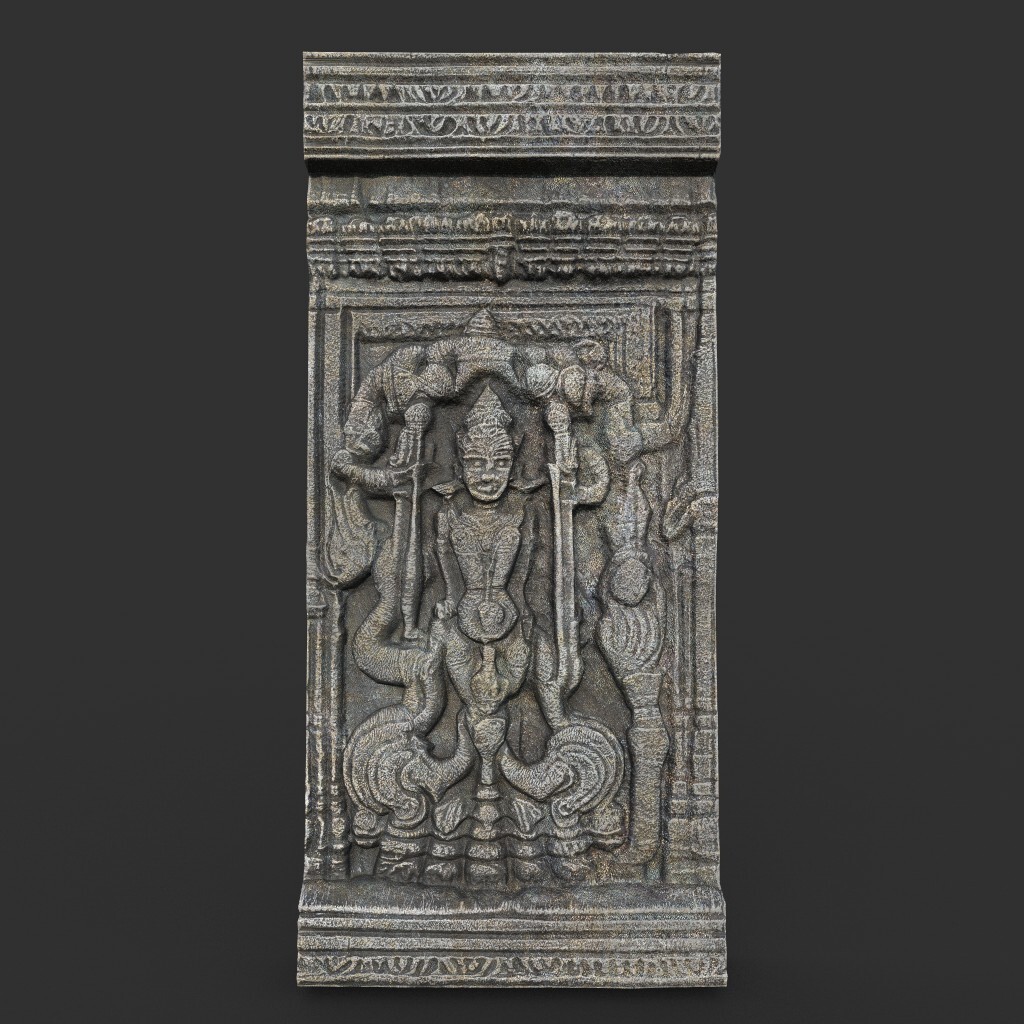 ArtStation - Low poly Ancient Hindu Temple Wall modular Ultra HD 16K ...
