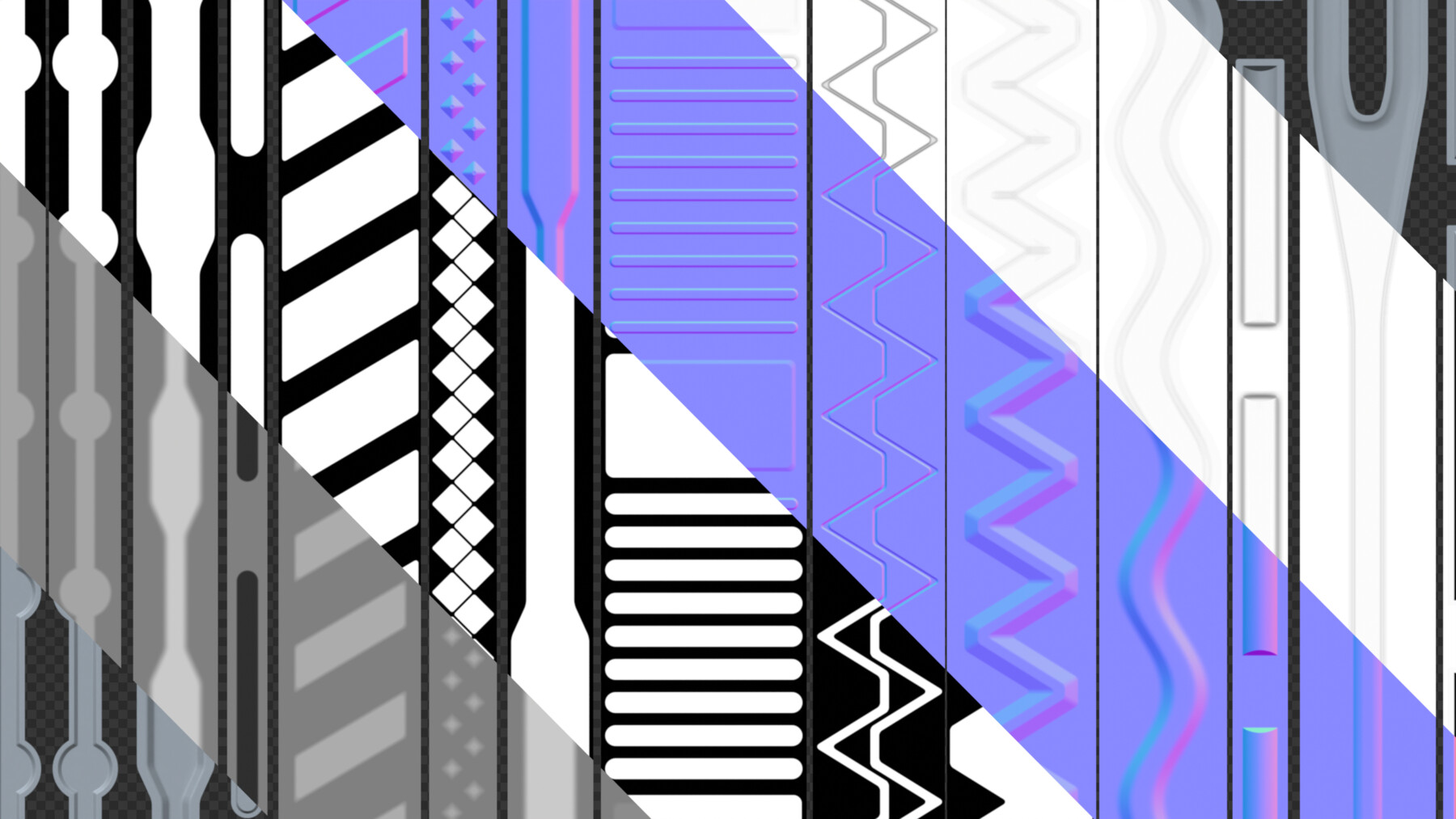 ArtStation - Sci-Fi Decal Set - Seams and Panels | Game Assets