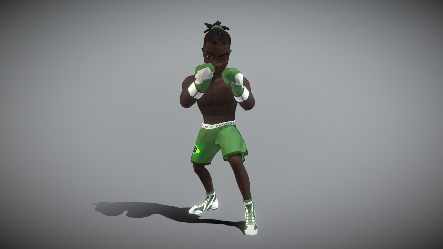 ArtStation - Black Boxer | Game Assets