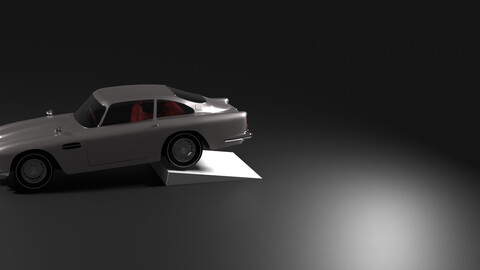 ArtStation - Mercedes Benz 300 SL Rigged with Blender Rigid Body ...