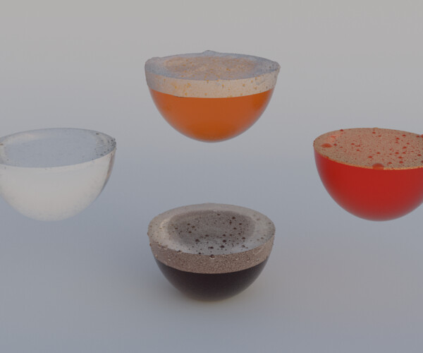 ArtStation - Drinks and foam shader | Resources
