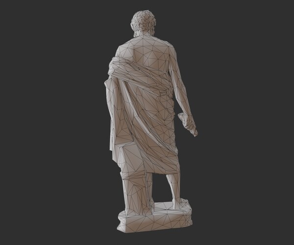 ArtStation - Greek Man Statue - Granite | Game Assets