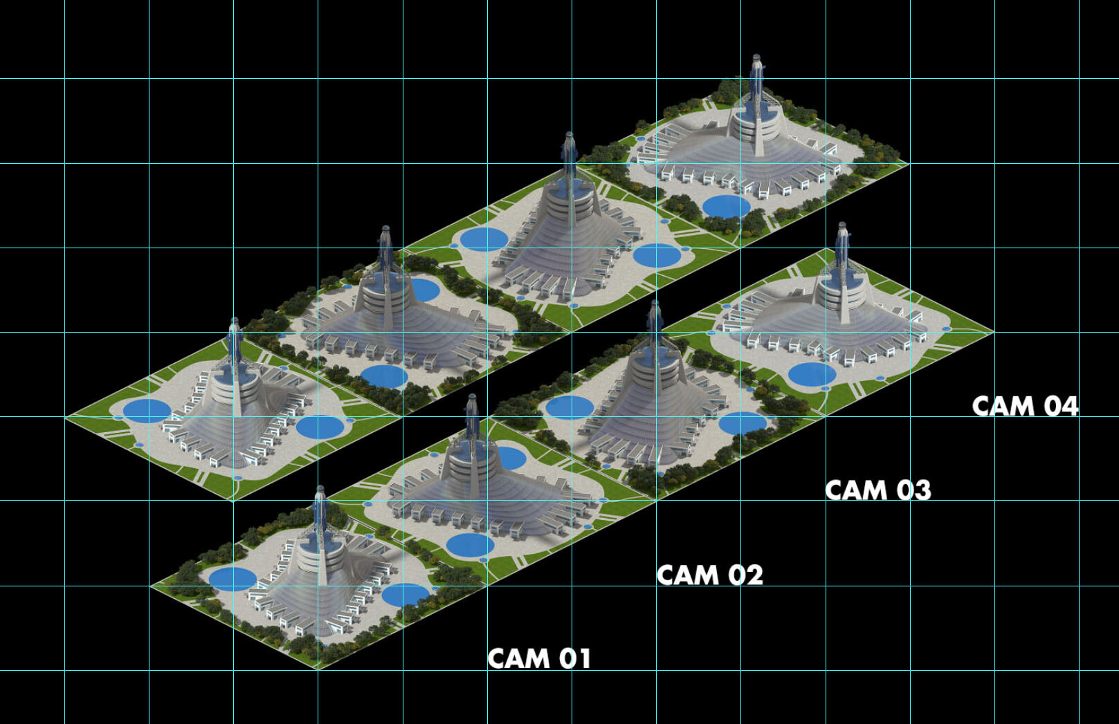 ArtStation - Architecture (Tile#0020, 2x2) – Dimetric Projection ...