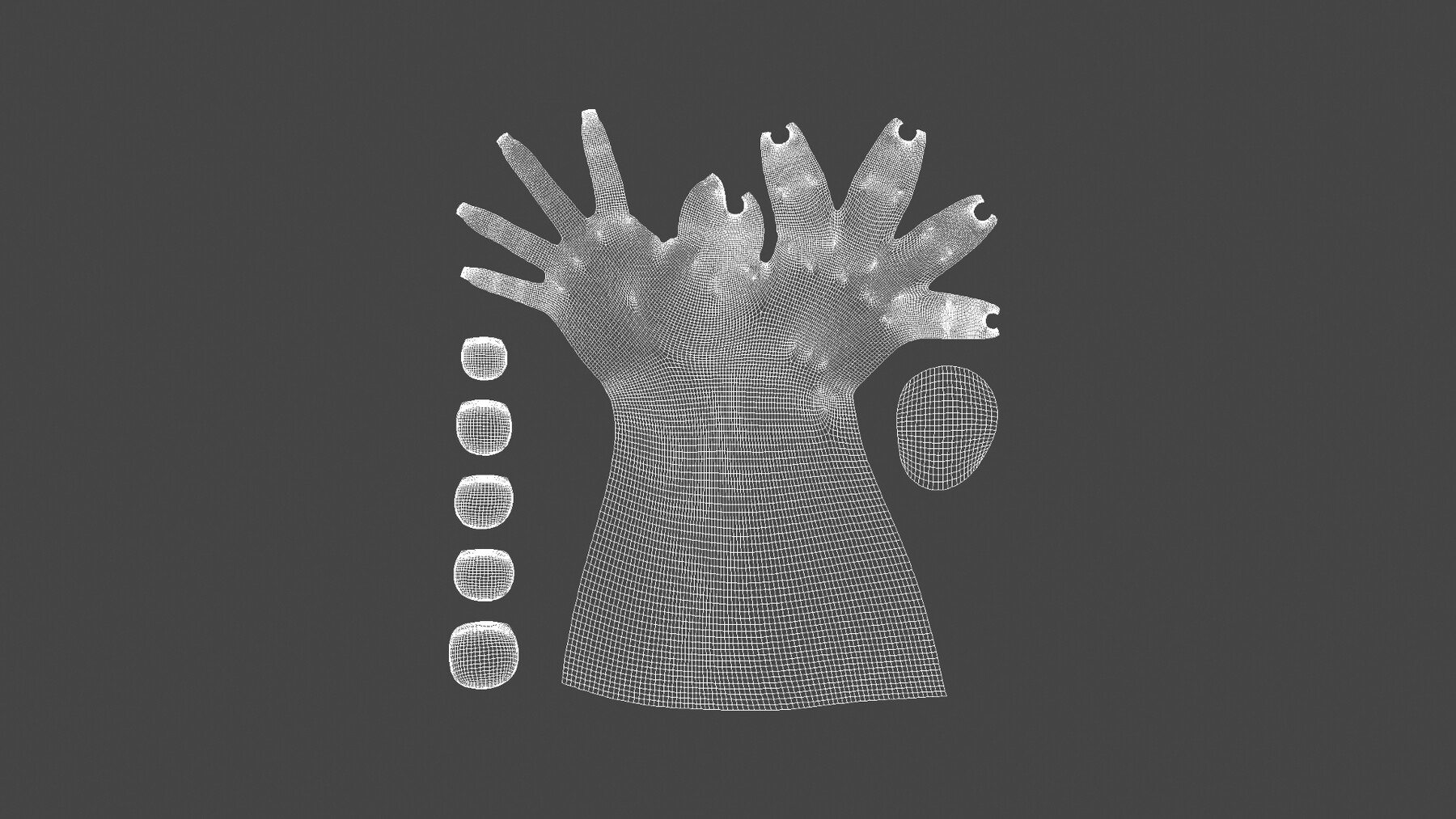 ArtStation - TSHR.001 Rigged right hand | Game Assets