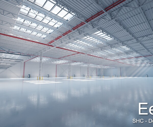 ArtStation - Large modern warehouse for Blender Eevee and Cycles ...