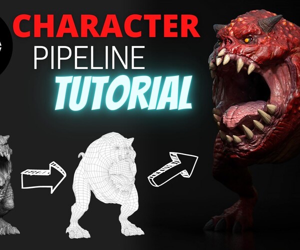 ArtStation - MLW_Creative - Character Pipeline FULL TUTORIAL | Tutorials