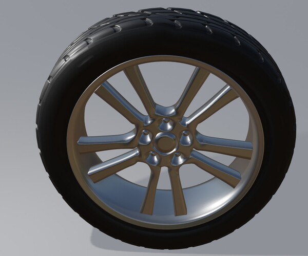 ArtStation - Car Wheel 3D model | Resources