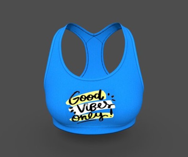 ArtStation - Women Sports Bra | Game Assets