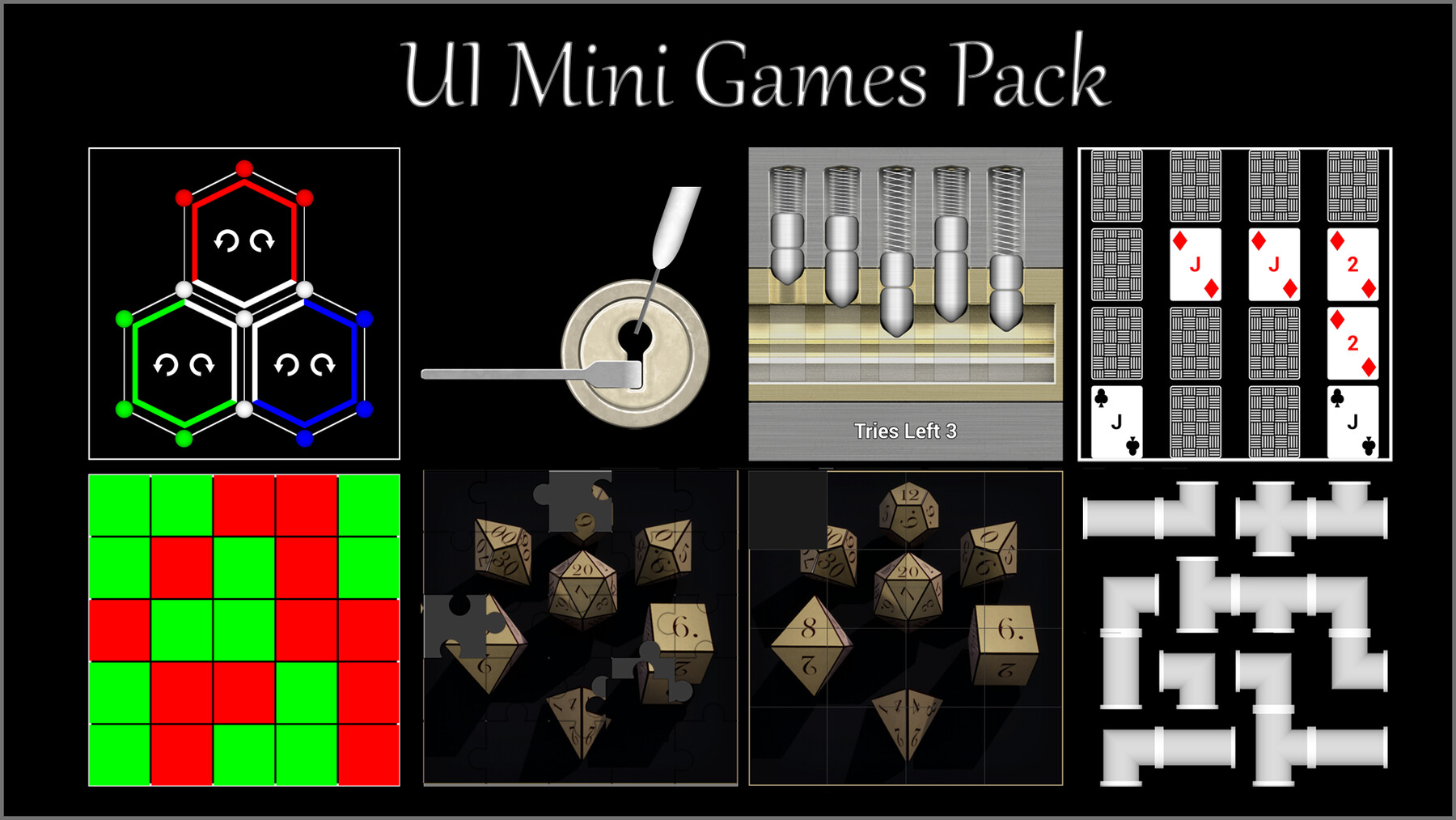 ArtStation - Unreal UI Mini Games Pack | Game Assets