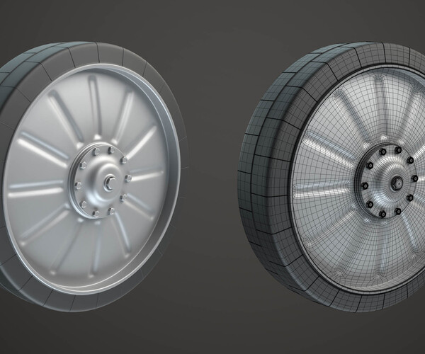ArtStation - Tank Wheels High-poly Vol.1 | Resources