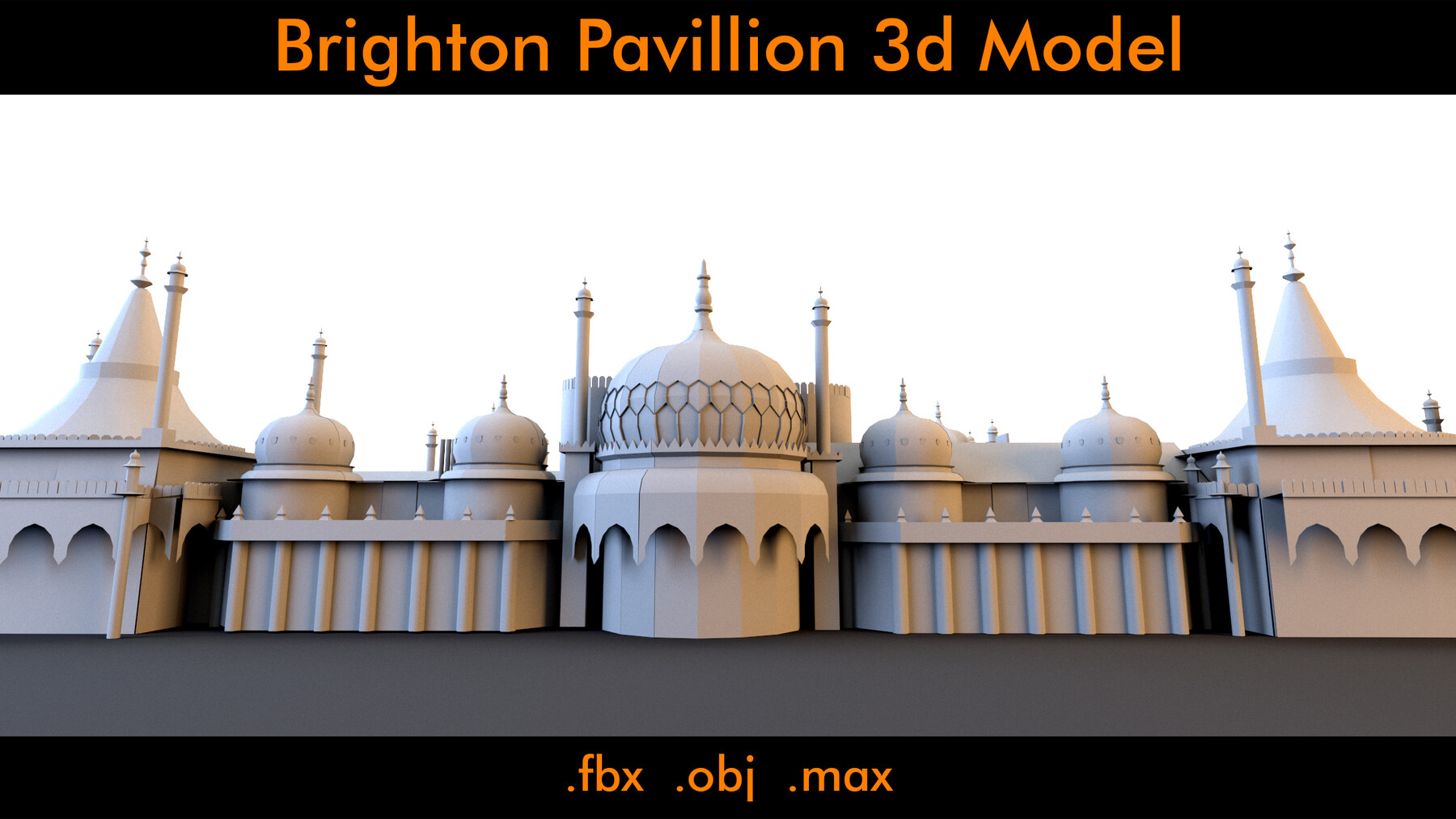 ArtStation - Brighton Pavillion- 3d Model | Resources