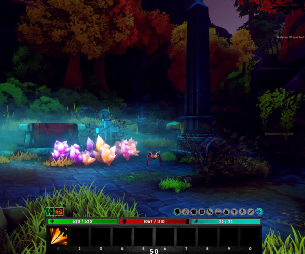 ArtStation - Low Poly Hand Painted Fantasy Crystals Pack for Unity ...