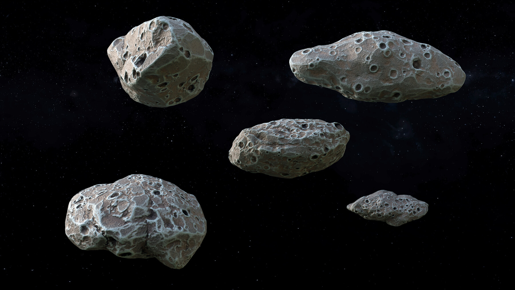 ArtStation - Asteroids Collection | Game Assets