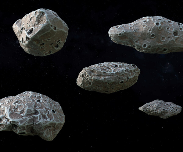 ArtStation - Asteroids Collection | Game Assets