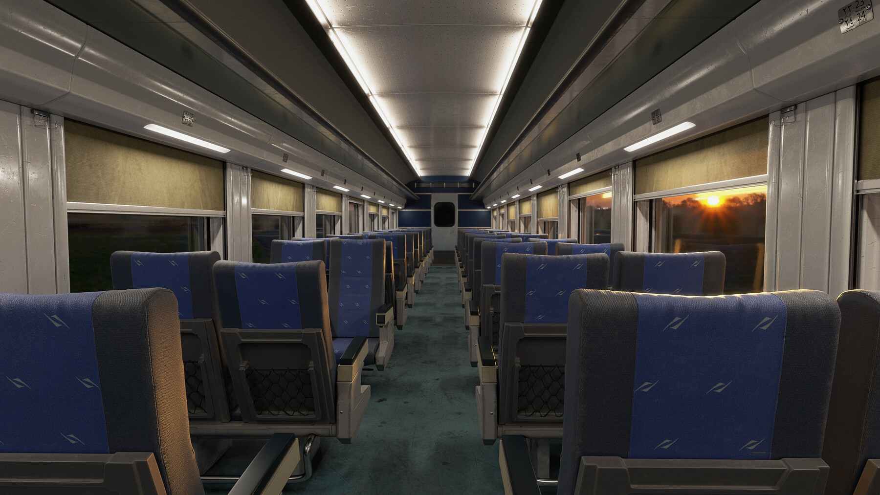 ArtStation - Railway Train Interior | Resources