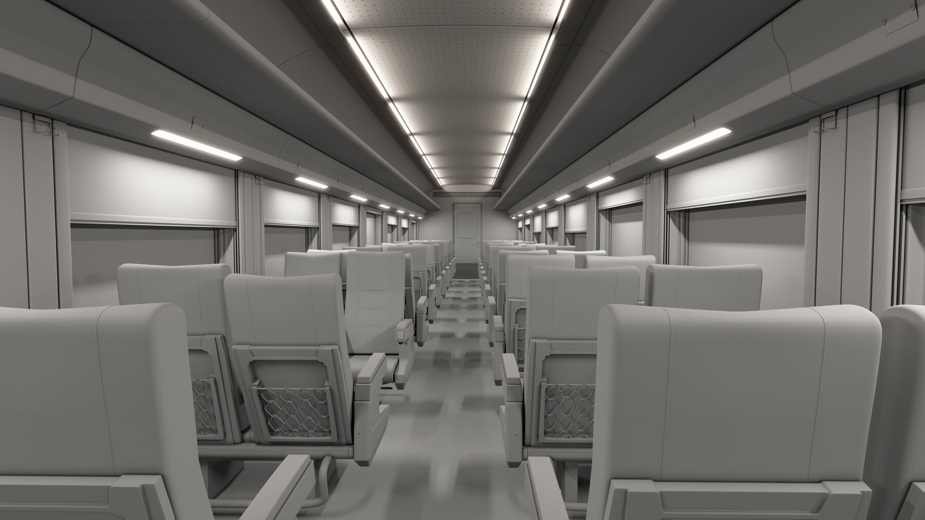 ArtStation - Railway Train Interior | Resources
