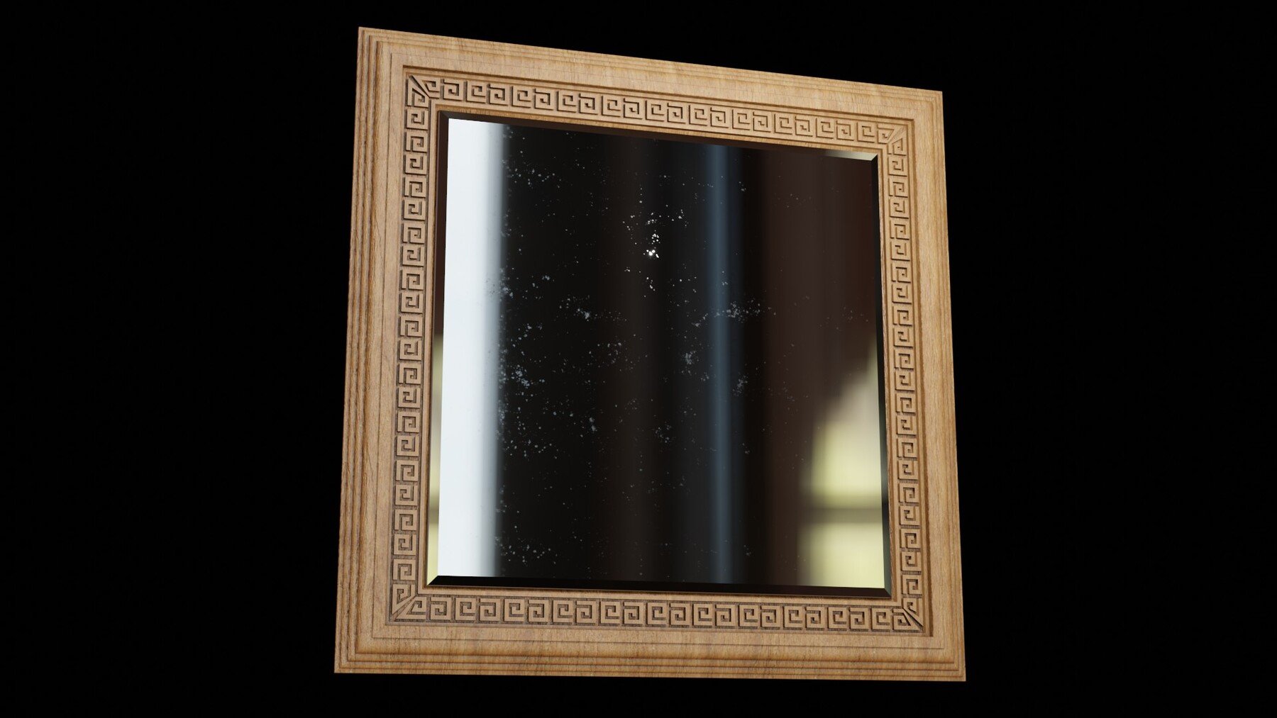 ArtStation - Wooden Mirror 3D Model | Game Assets