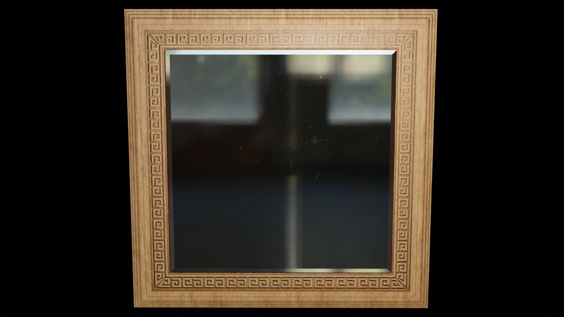 ArtStation - Wooden Mirror 3D Model | Game Assets