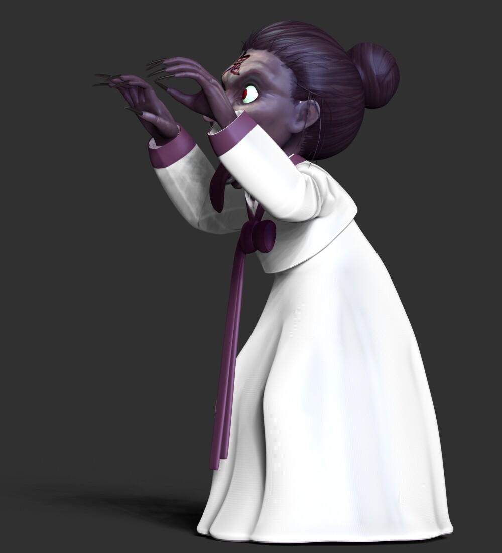 ArtStation - Ghost Grandmother - Halloween | Resources