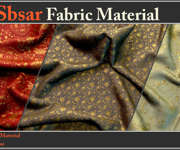 ArtStation - 100 SBSAR Fabric Material VOL05+ Video How To Use | Game ...