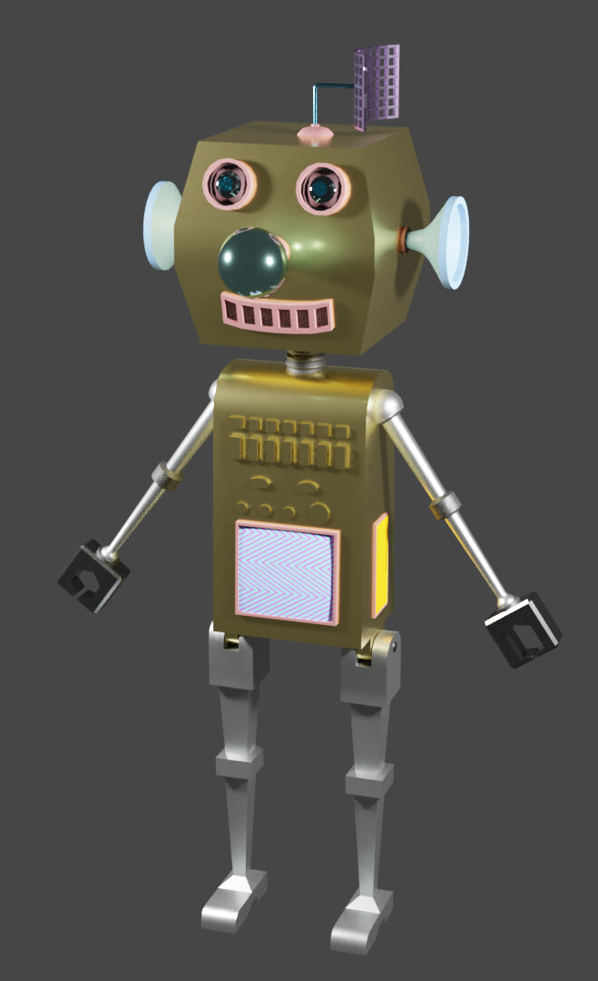 ArtStation - Robot cartoon | Game Assets
