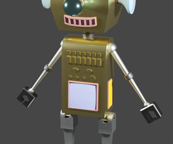 ArtStation - Robot cartoon | Game Assets