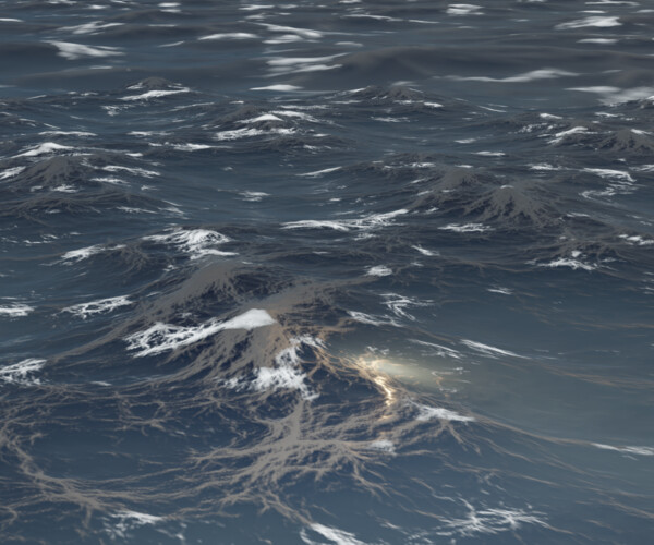 ArtStation - Sea Water | 3D Animated Blender model | Download for free ...