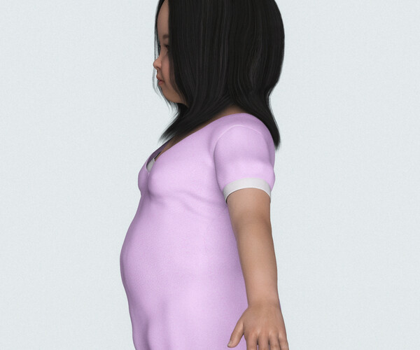 ArtStation - Fat Child Girl | Resources