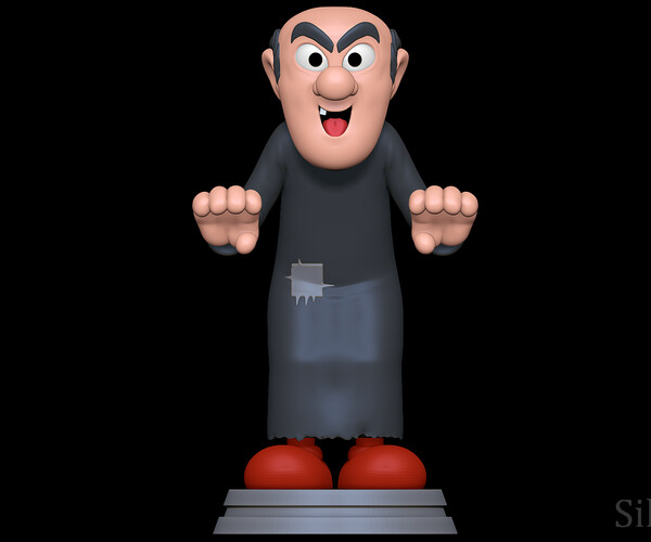 ArtStation - Gargamel - Smurfs 3D print model | Resources