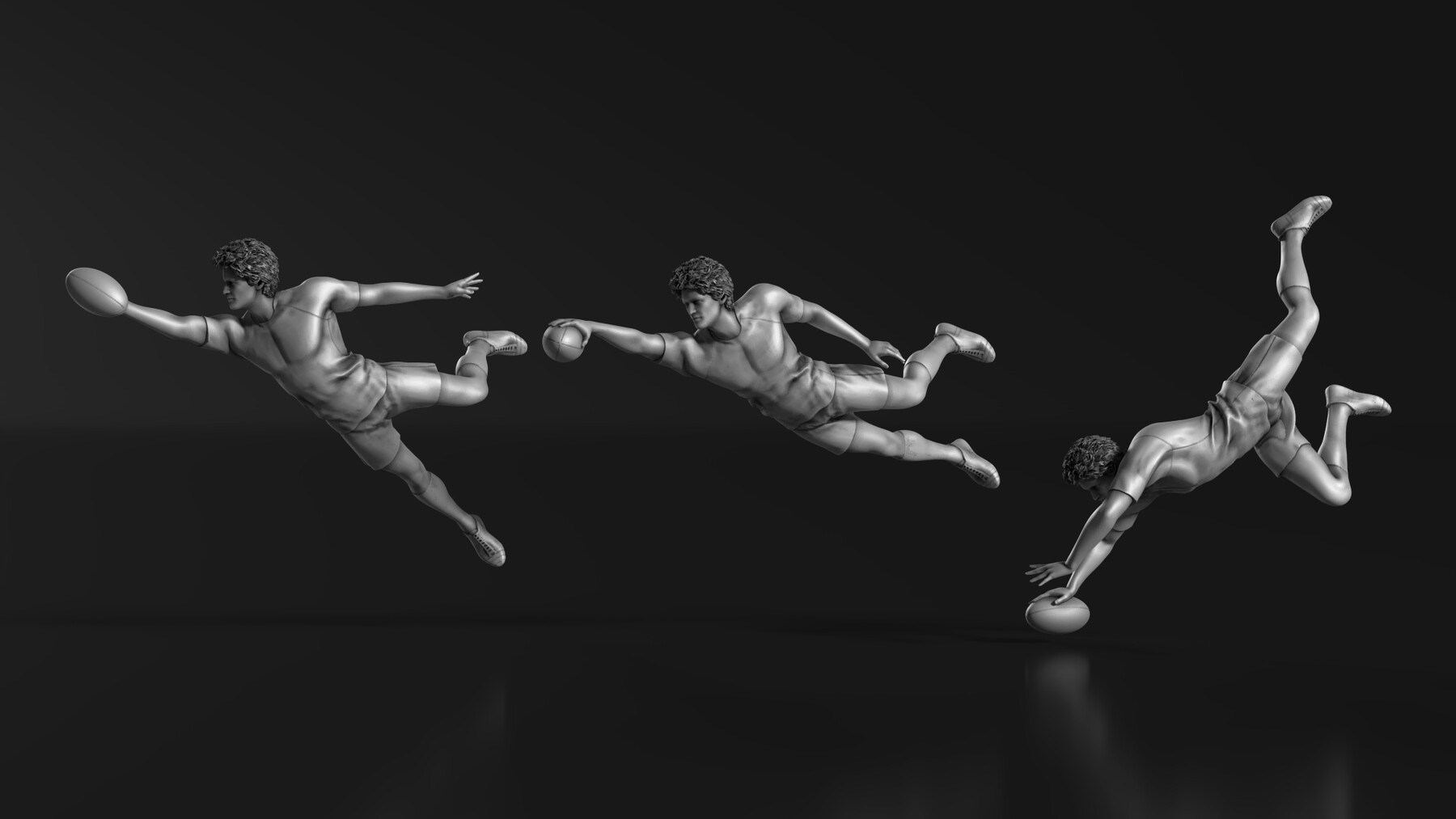 ArtStation - Rugby Poses 02 | Resources