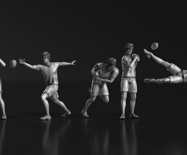 ArtStation - Rugby Poses 01 | Resources