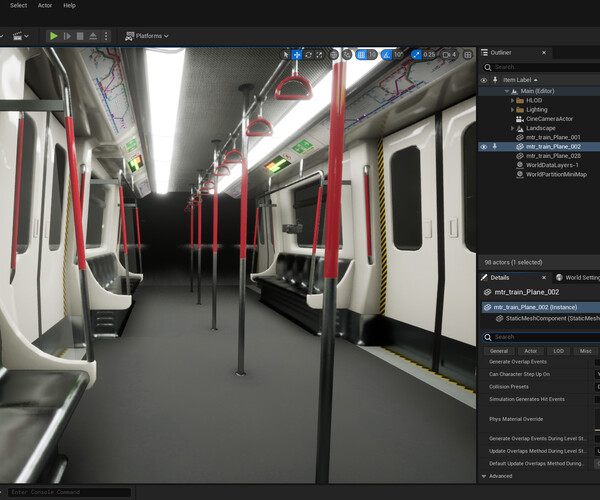 ArtStation - Unreal Engine 5.0 and 5.3 Hong Kong Mass Transit Railway ...