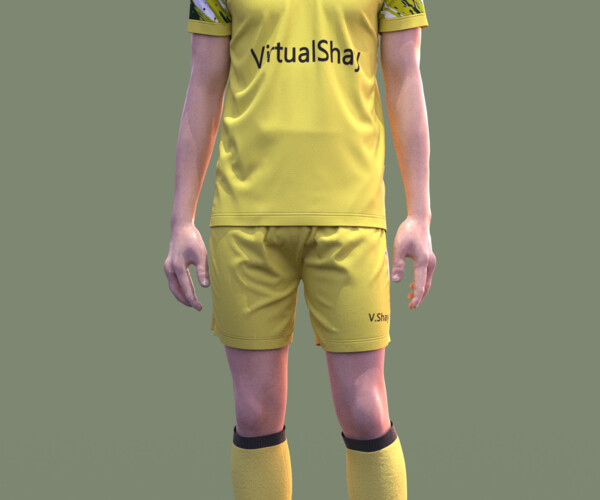 ArtStation - Soccer Uniform | Game Assets