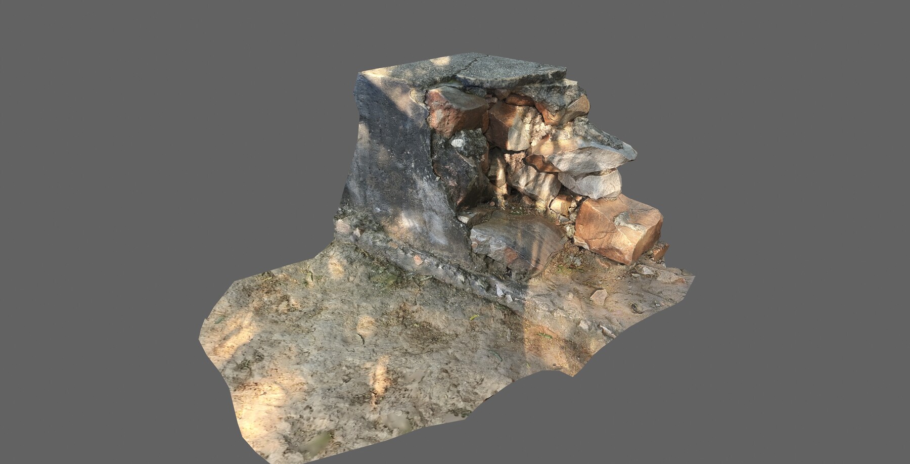 ArtStation - Stone Wall Low Poly | Game Assets