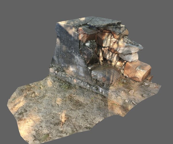 ArtStation - Stone Wall Low Poly | Game Assets
