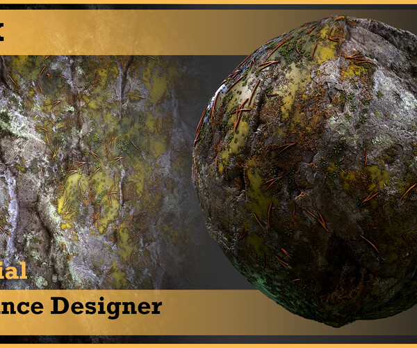 ArtStation - Rock - VOL 01 - substance designer | Game Assets