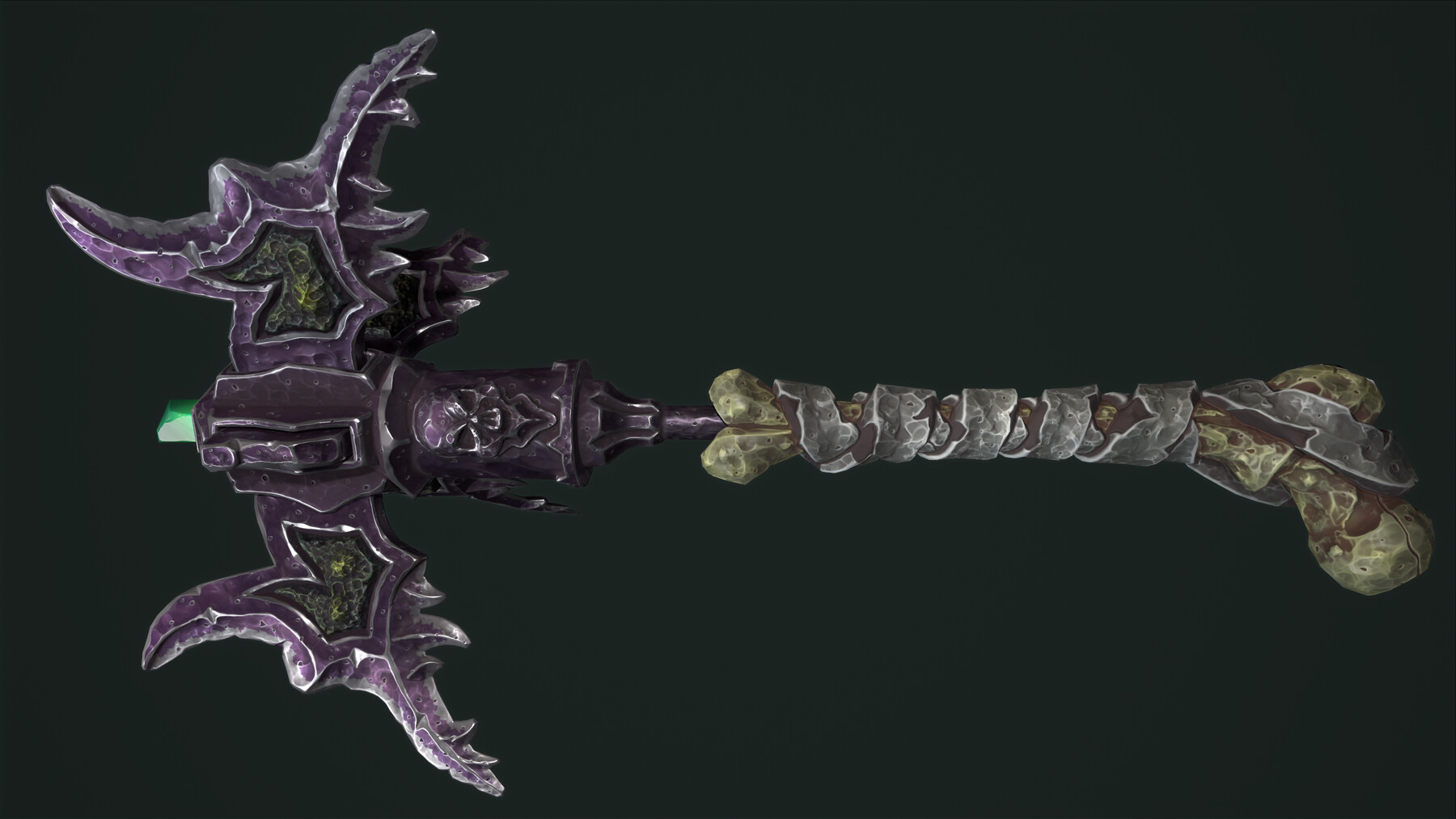 ArtStation - Undead mace | Game Assets