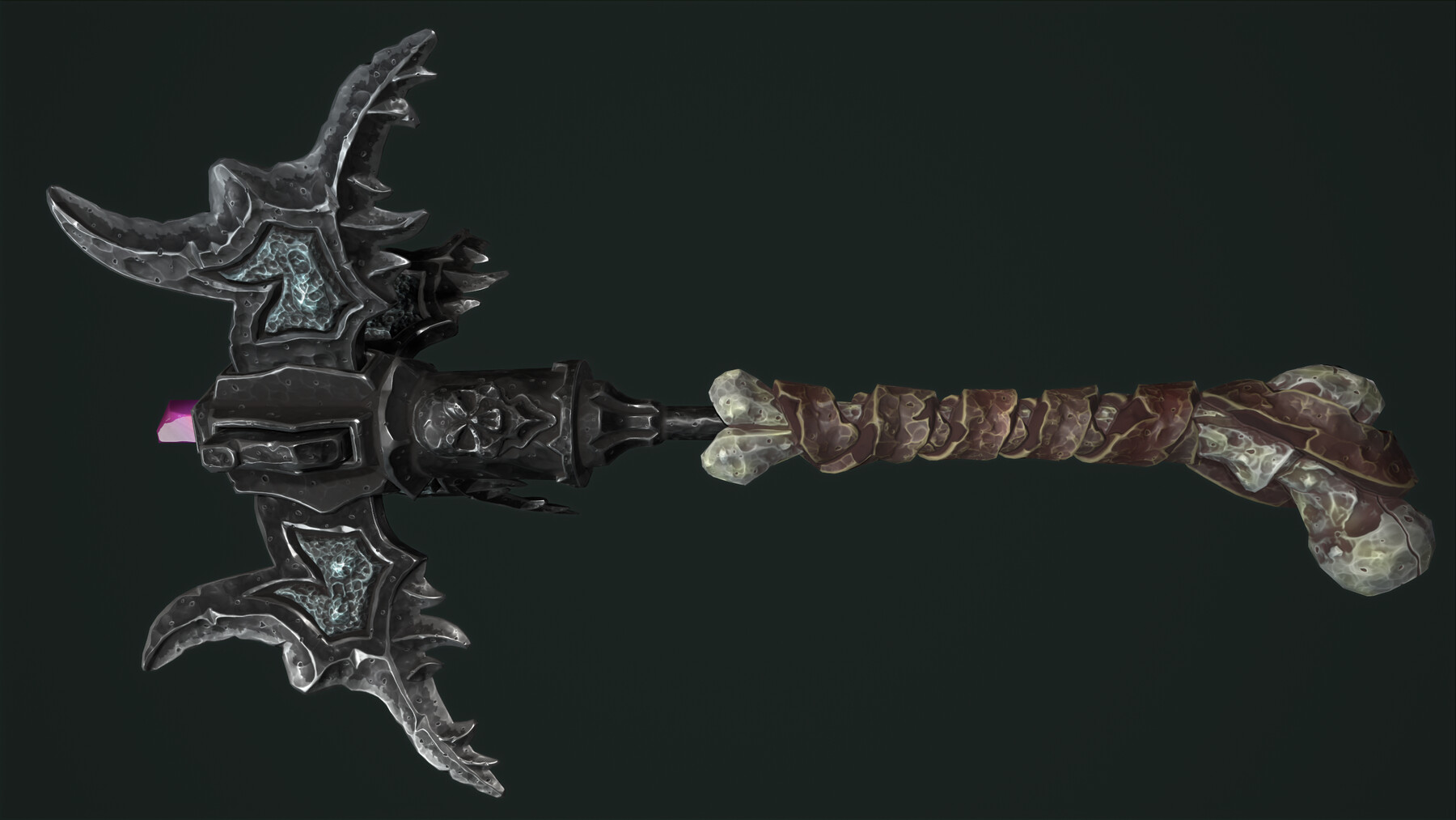 ArtStation - Undead mace | Game Assets