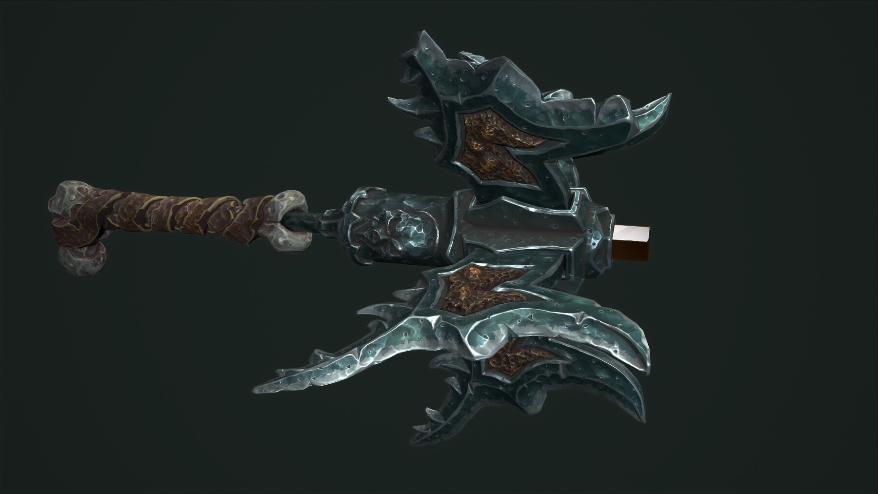 ArtStation - Undead mace | Game Assets