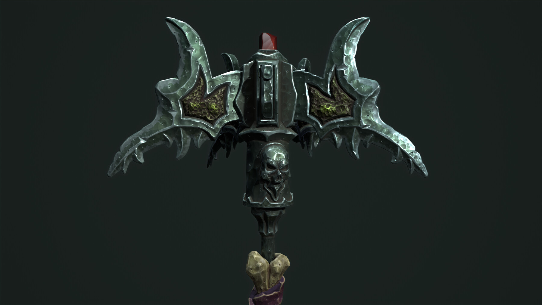 ArtStation - Undead mace | Game Assets
