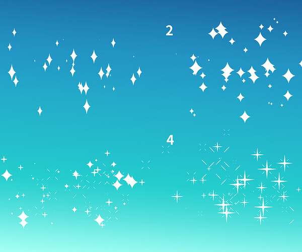 ArtStation - 18 Cartoon Starlight Brushes for ClipStudioPaint/8 PNG ...
