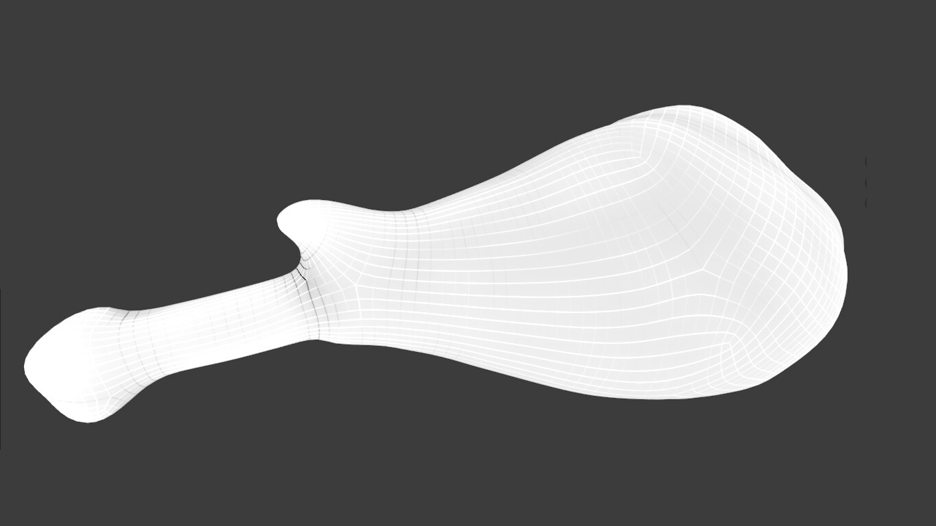 ArtStation - CHICKEN LEG GAME READY LOW POLY | Game Assets