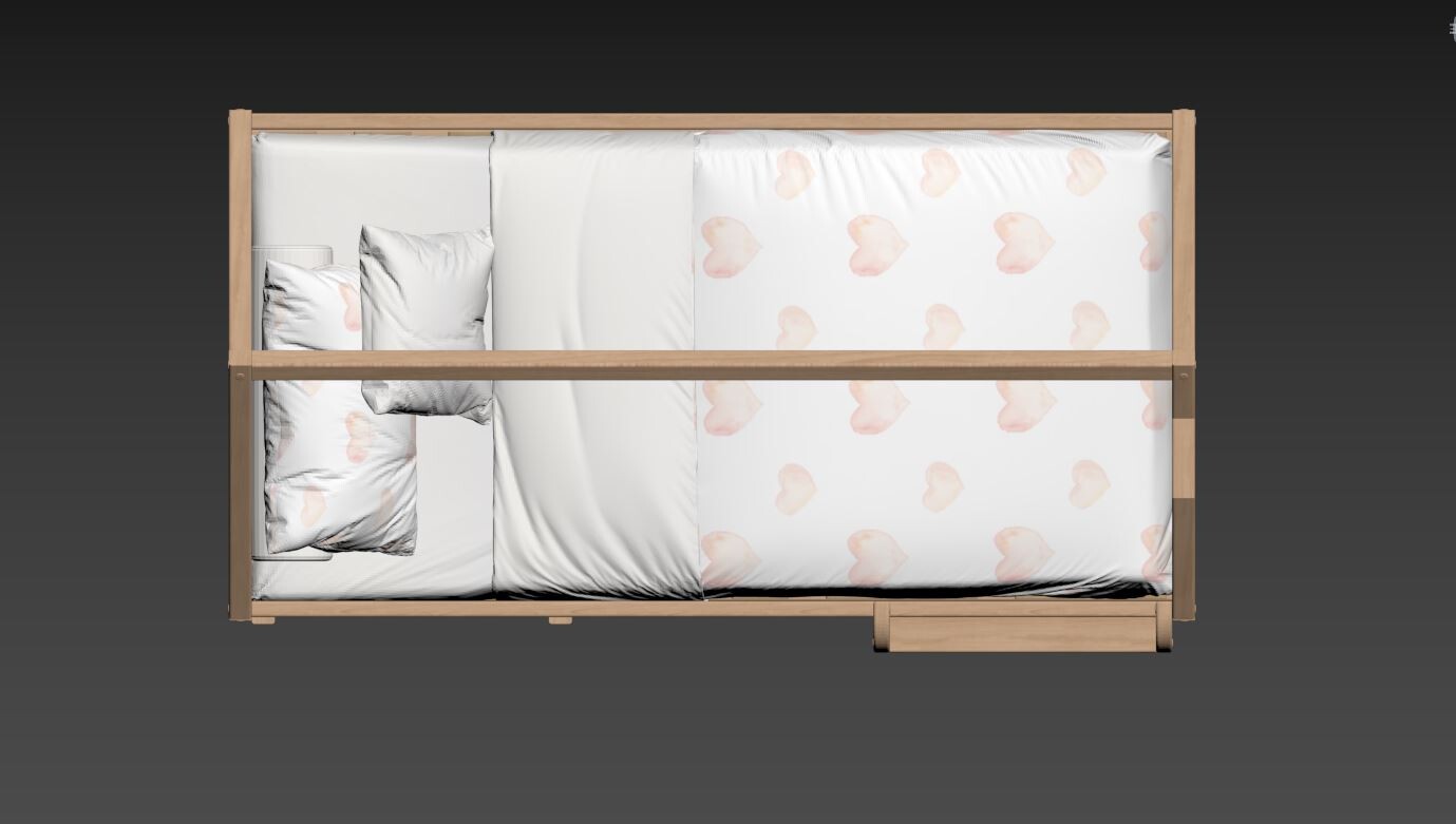 ArtStation - Bunk bed 3D model | Resources