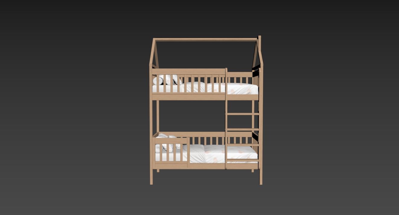 ArtStation - Bunk bed 3D model | Resources