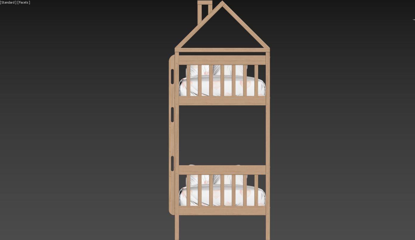 ArtStation - Bunk bed 3D model | Resources