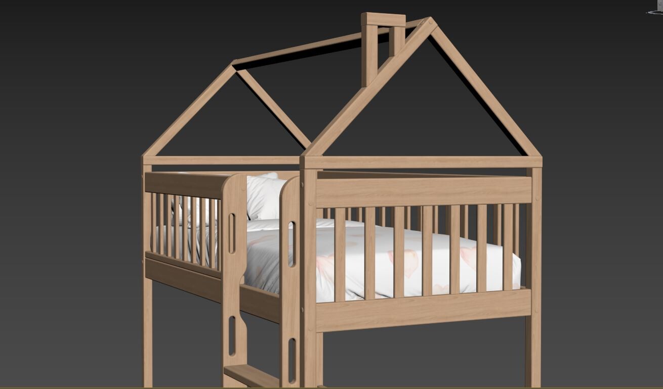 ArtStation - Bunk bed 3D model | Resources