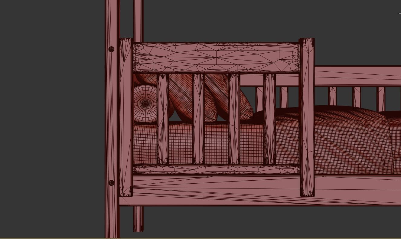 ArtStation - Bunk bed 3D model | Resources